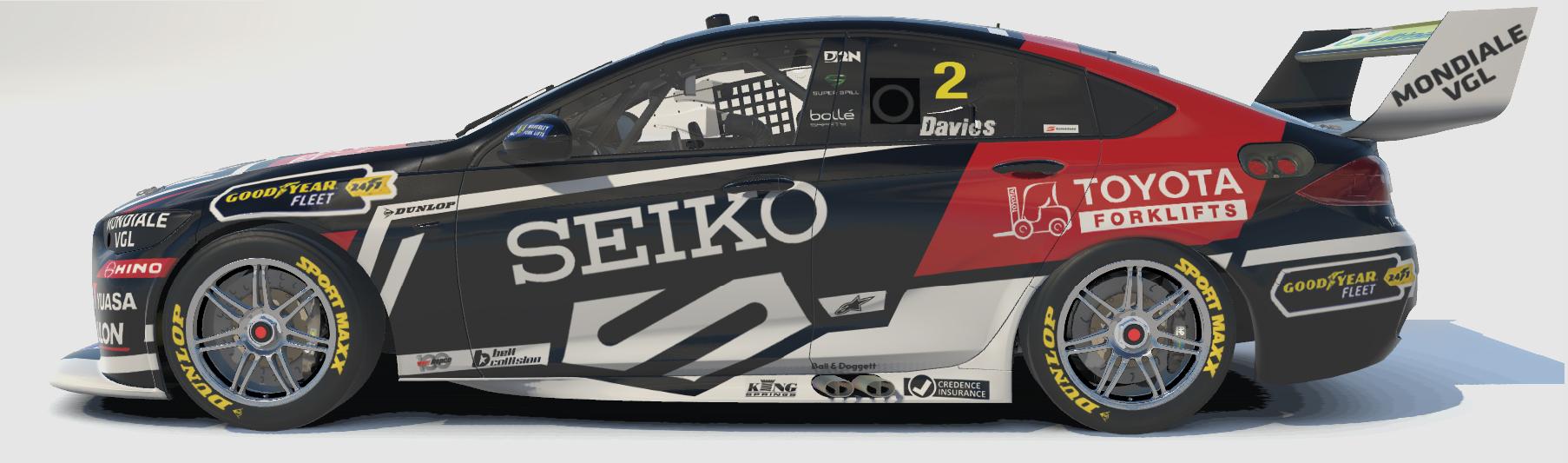 2022 Seiko 5 Racing - Team 18 - Scott Pye by Jason Davies - Trading Paints