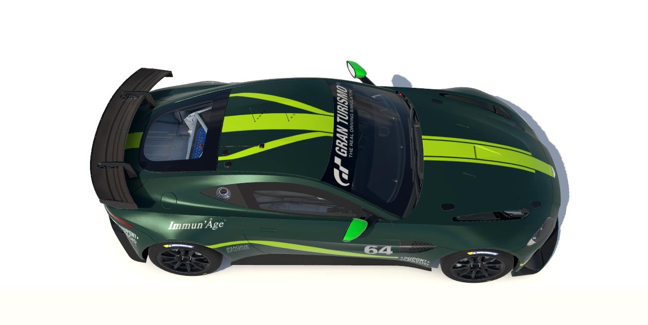 British green aston gt4 [clearcoat] by Mertol Shahin - Trading Paints