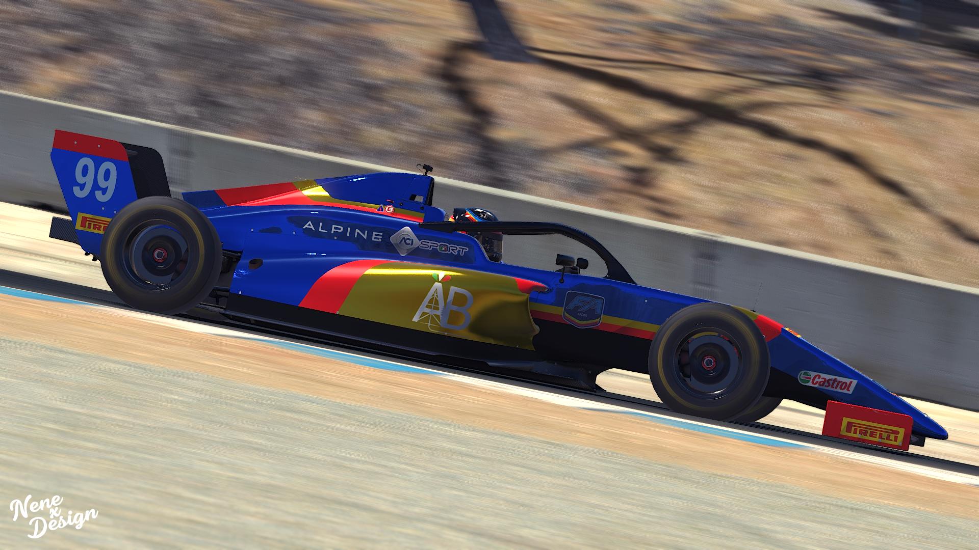 FA Racing Formula Alpine (F4) by Alejandro Fernandez Vega - Trading Paints
