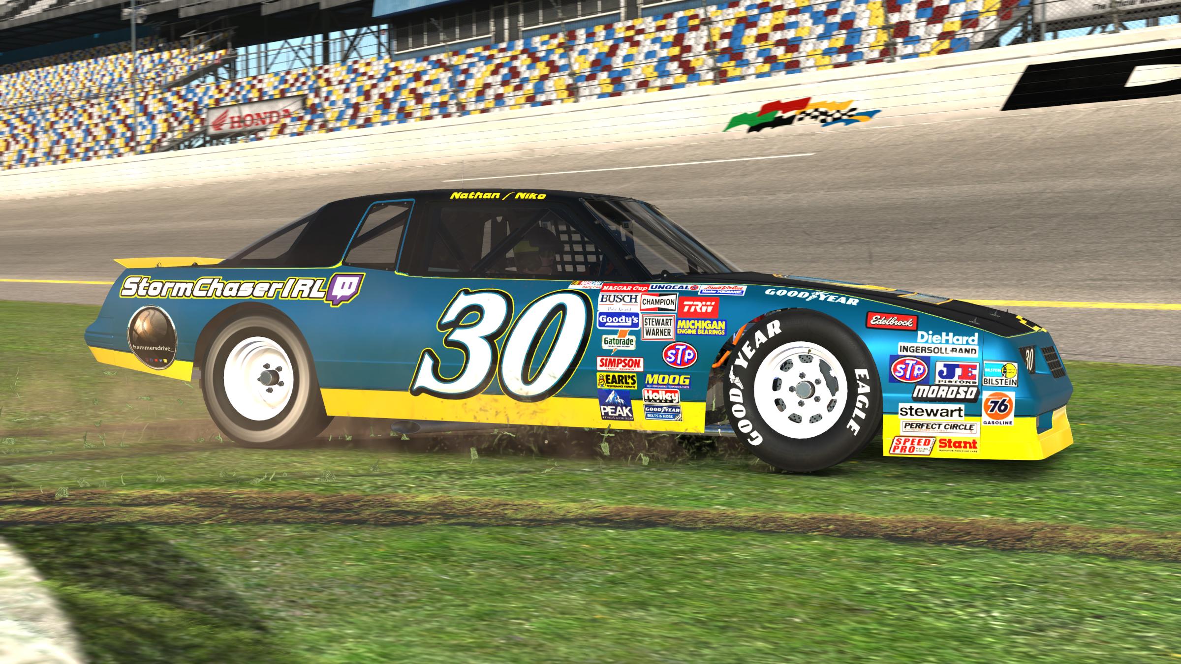 Official Aaron Roth 2022 Firecracker 400 1987 Monte Carlo by Manix ...
