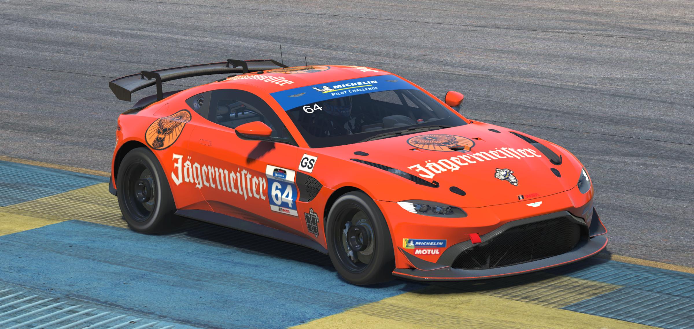 Jägermeister inspired Aston Martin Vantage GT4 by Jack Tranter2 ...