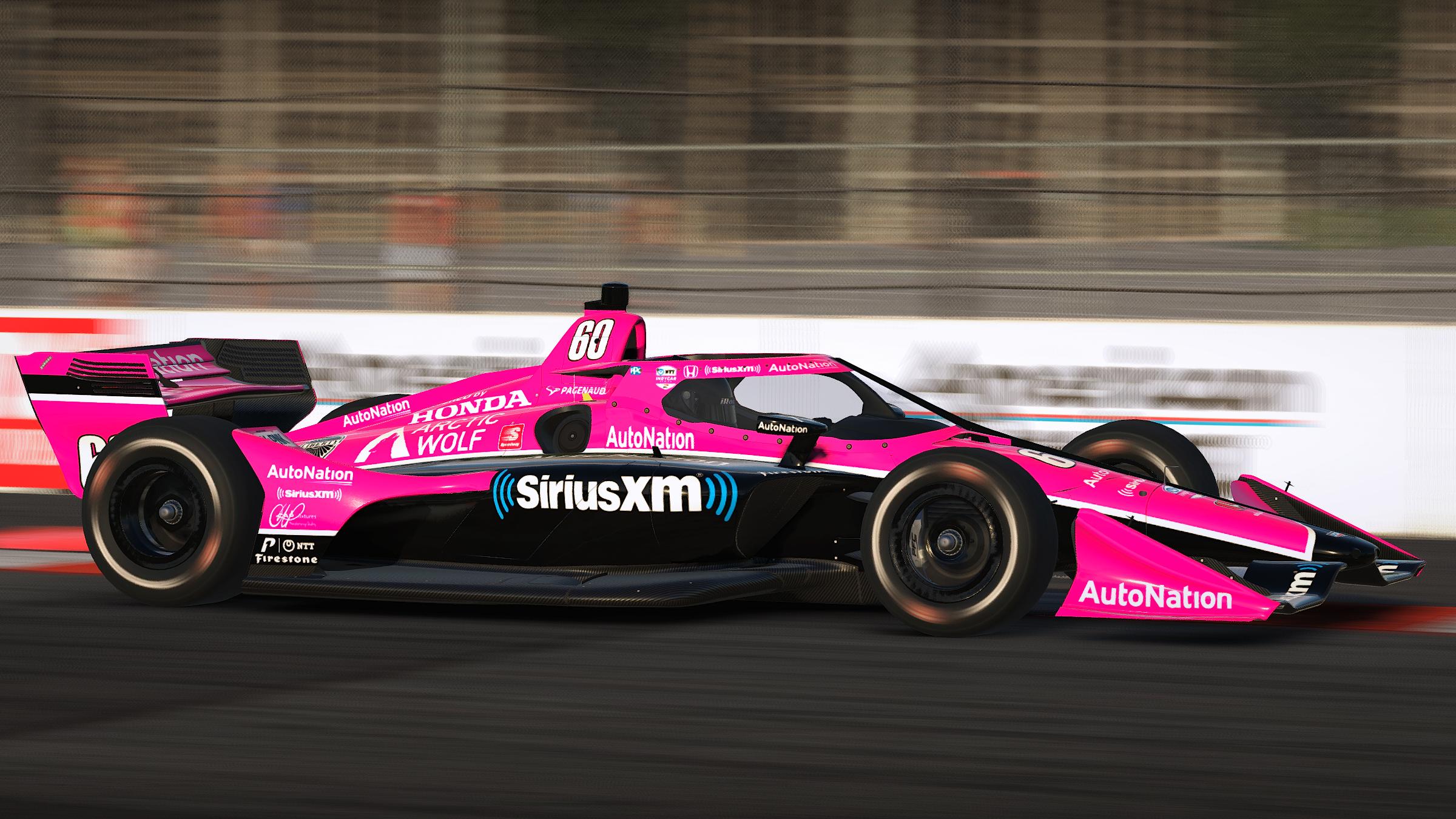 2022 Simon Pagenaud #60 AutoNation SiriusXM IndyCar with Custom Number ...