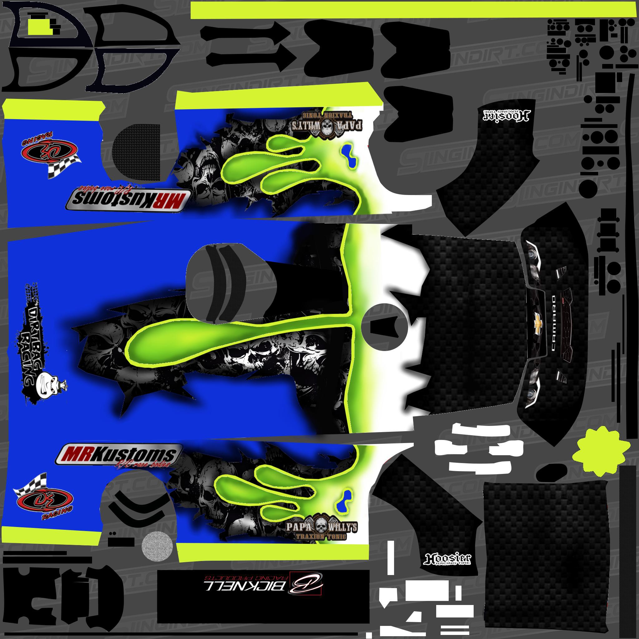 iracinglatemodel2022RcAirbrushScheme by Eric G Gann - Trading Paints