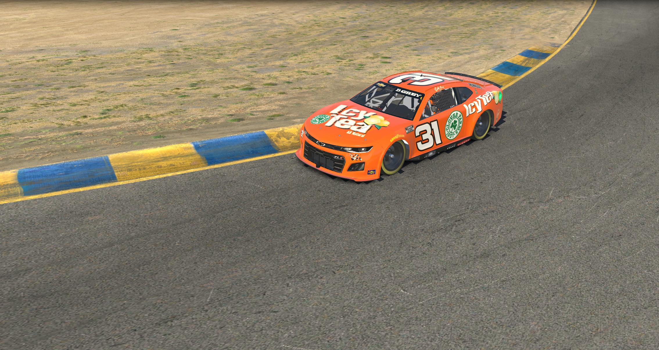 Clover Farms Icy Tea Camaro by Bobby Grey - Trading Paints