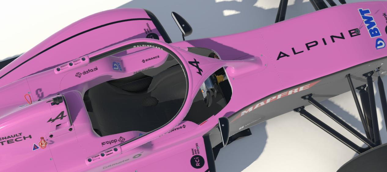 Alpine A552 Pink F1 2022 for IR04 by Paul R Chaloner - Trading Paints