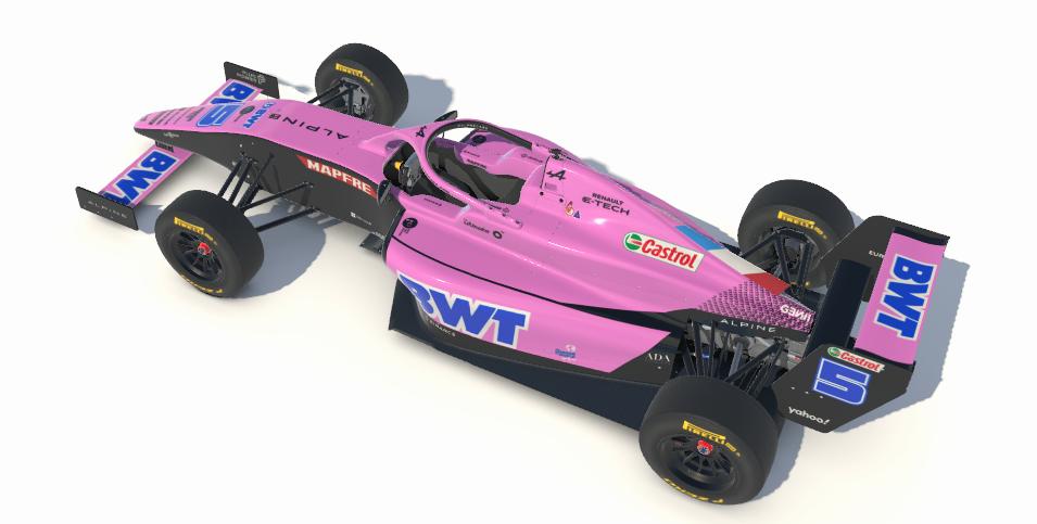 Alpine A552 Pink F1 2022 for IR04 by Paul R Chaloner - Trading Paints