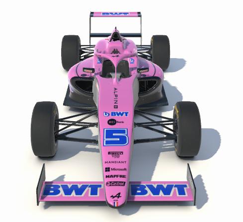 Alpine A552 Pink F1 2022 for IR04 by Paul R Chaloner - Trading Paints