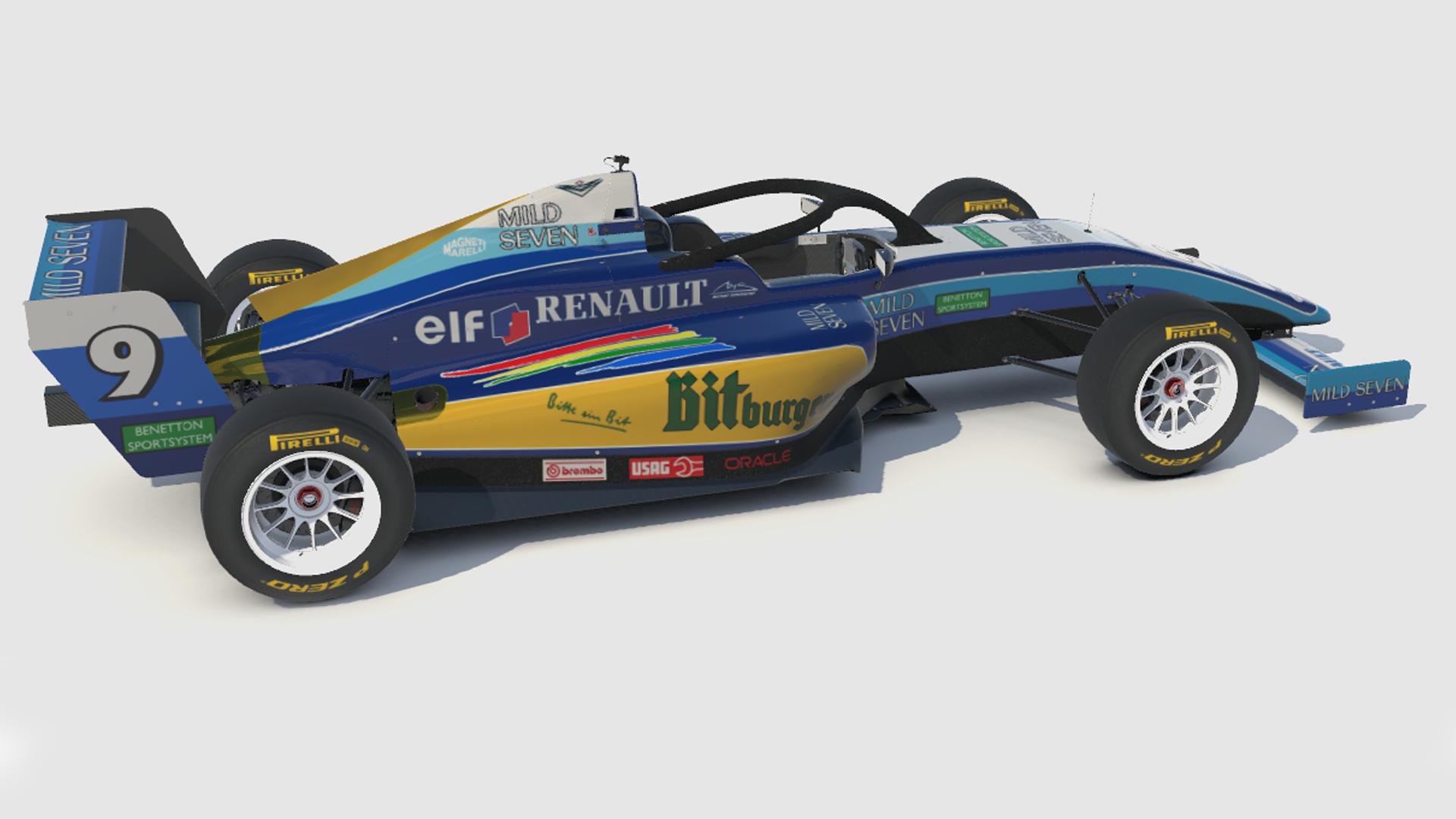 Benetton Schumacher Tribute Livery by Christopher Smith42 - Trading Paints