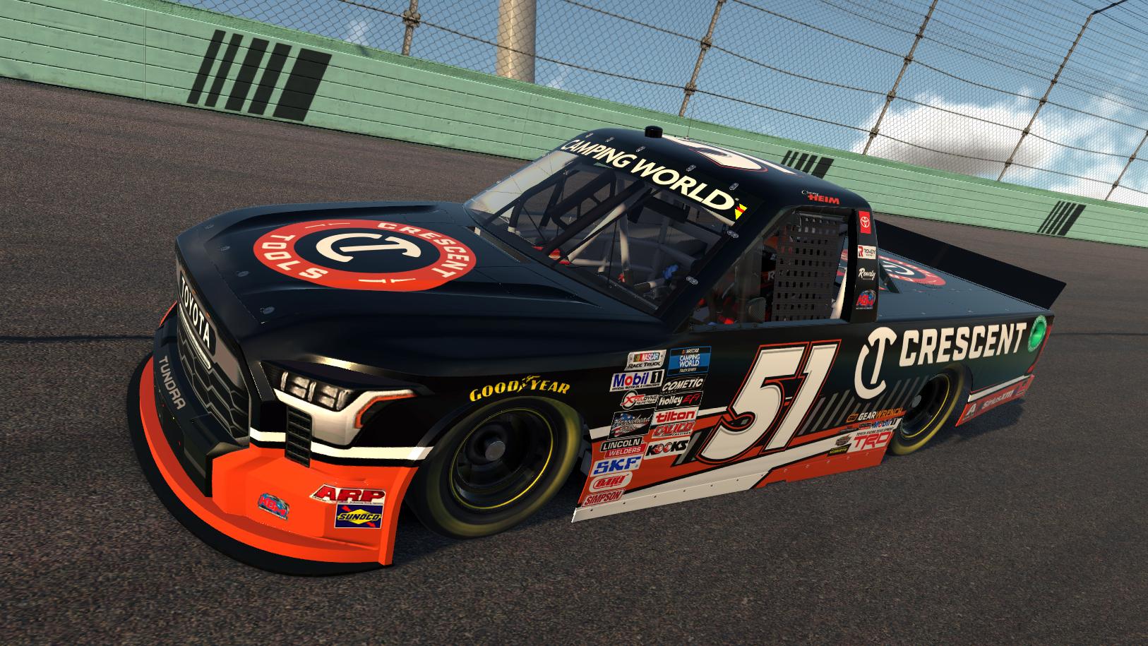 [BLANK] - #51 Corey Heim Crescent Tools Toyota Tundra TRD Pro by Jordan ...