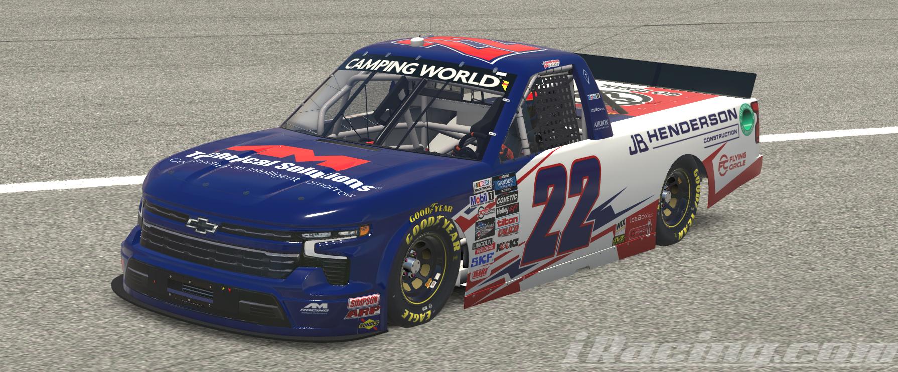 Austin Wayne Self 2022 AM Technical Solutions Silverado Custom # by ...