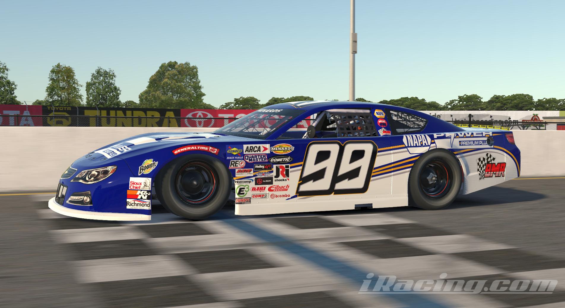 Cole Moore 2022 ARCA SLM Blue by Manix Furqueron - Trading Paints