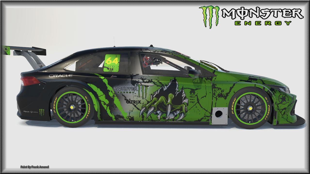 Green Monster Stock Car Pro Toyota Corolla by Frank Amend - Trading Paints
