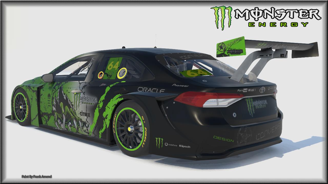 Green Monster Stock Car Pro Toyota Corolla by Frank Amend - Trading Paints