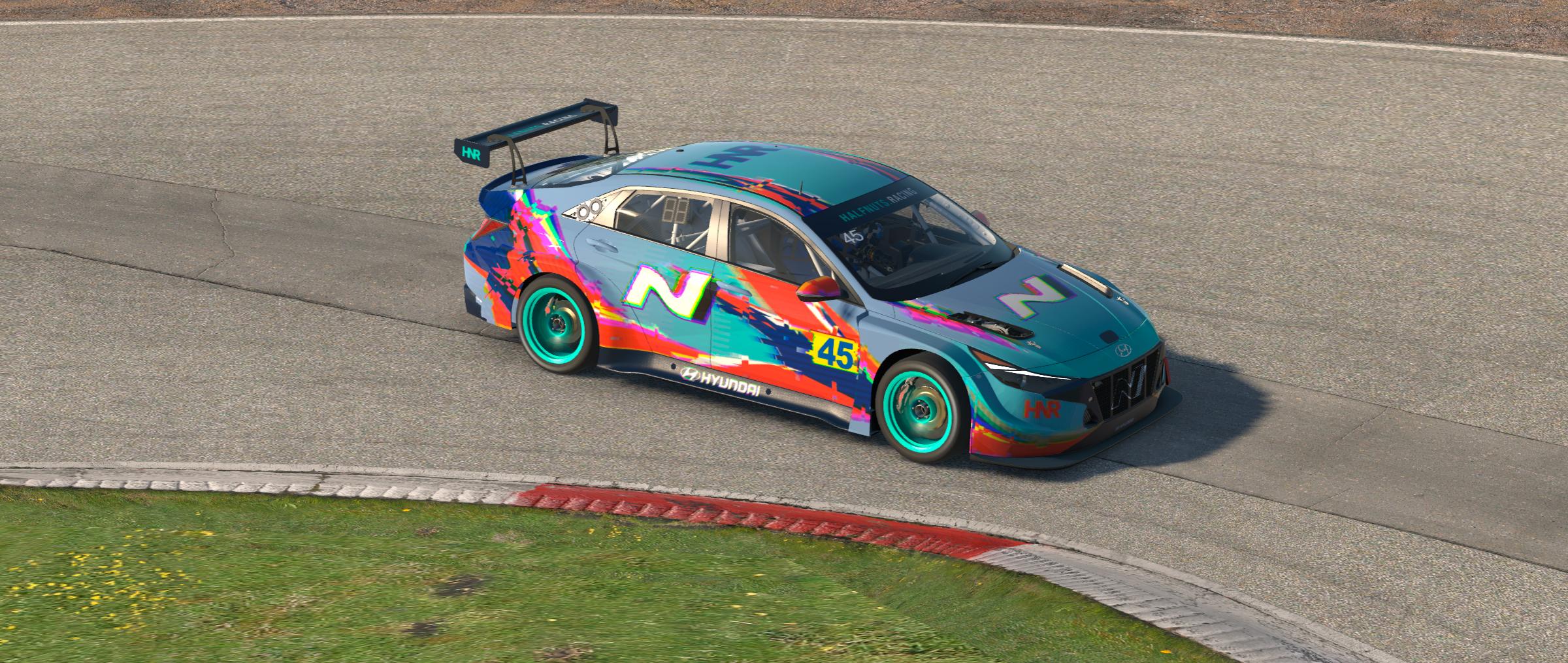 HNR Glitch – Hyundai Elantra N TC by Peter R. - Trading Paints