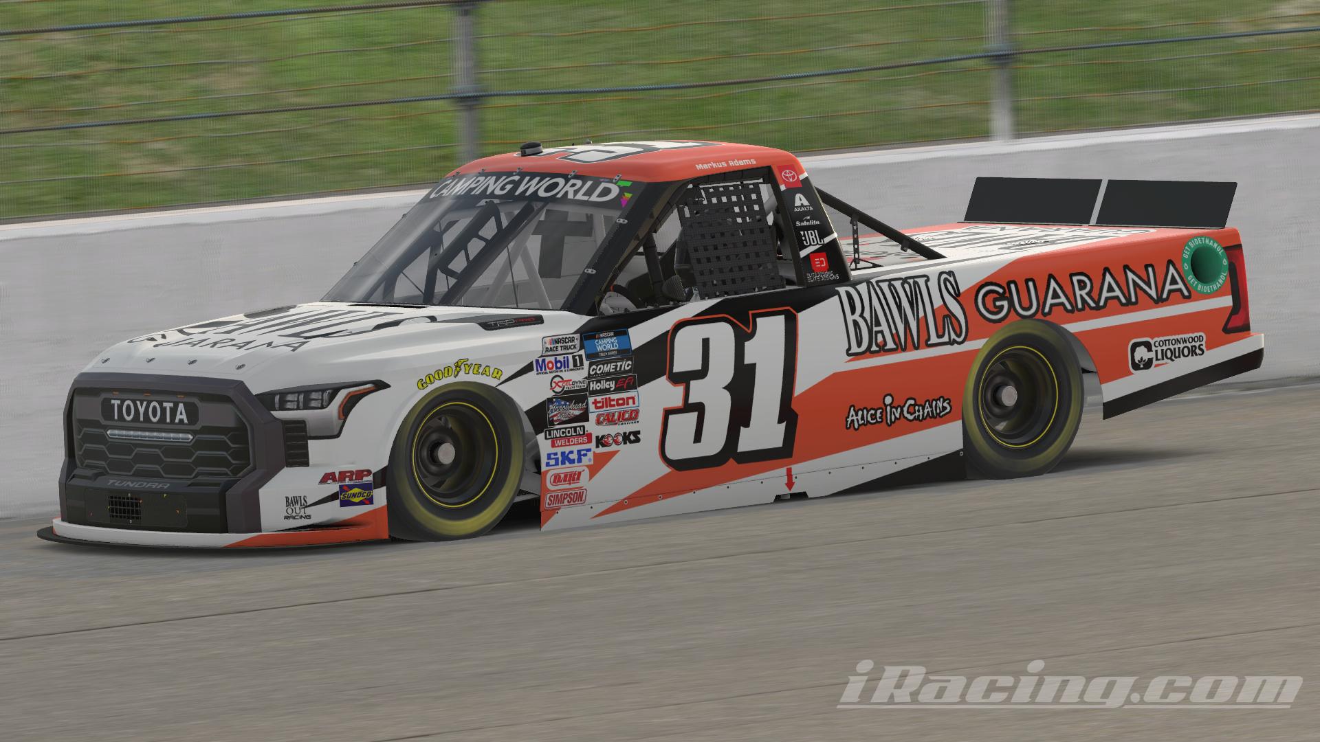 Markus Adams - 2022 Bawls Guarana White NN by Jared W. - Trading Paints