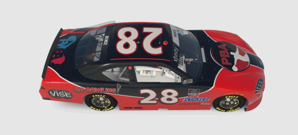 PBA Xfinity Car by Casey Bence - Trading Paints