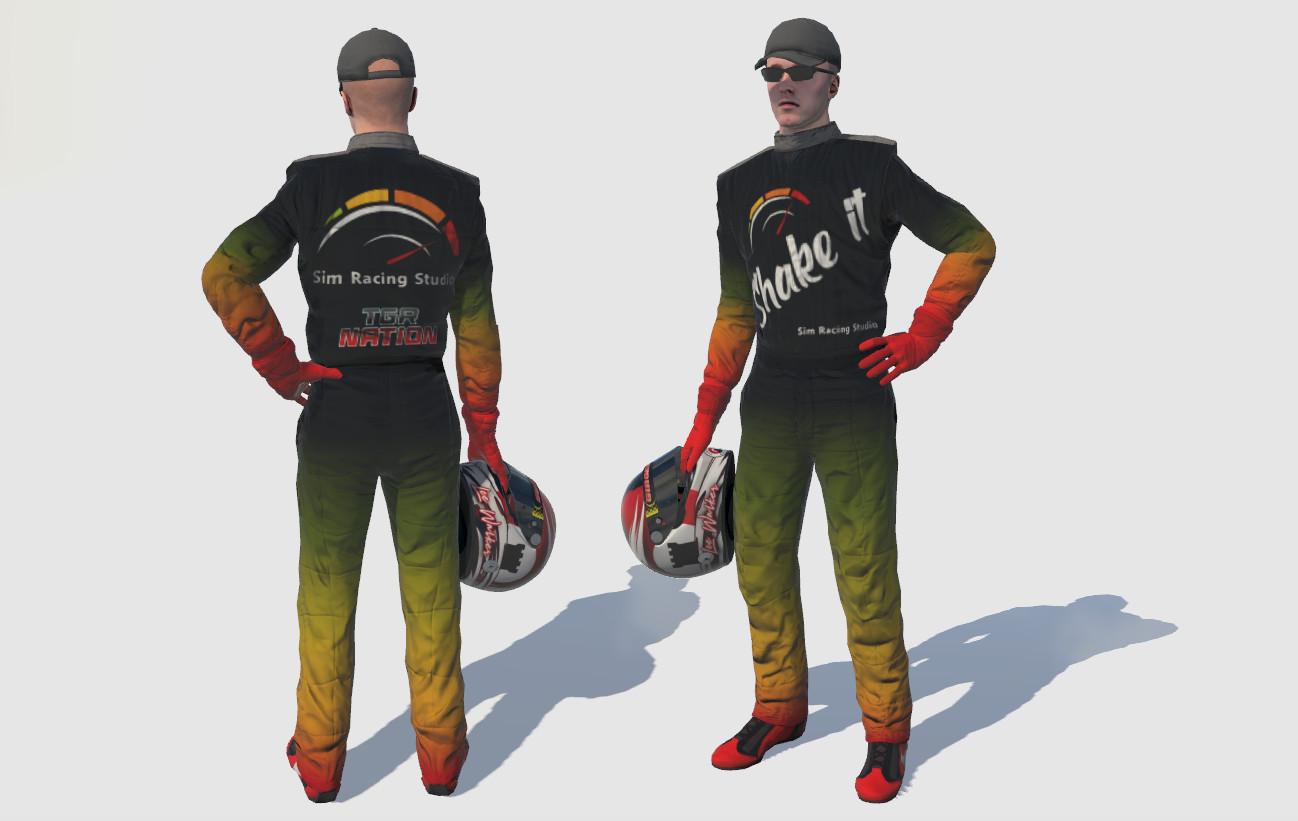 Sim Racing Studio Shake Kit Suit by Lee Walker5 - Trading Paints
