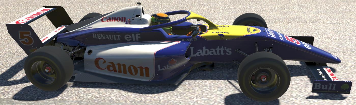 1991 Williams FW14 Early Season by Matthew Ponto - Trading Paints
