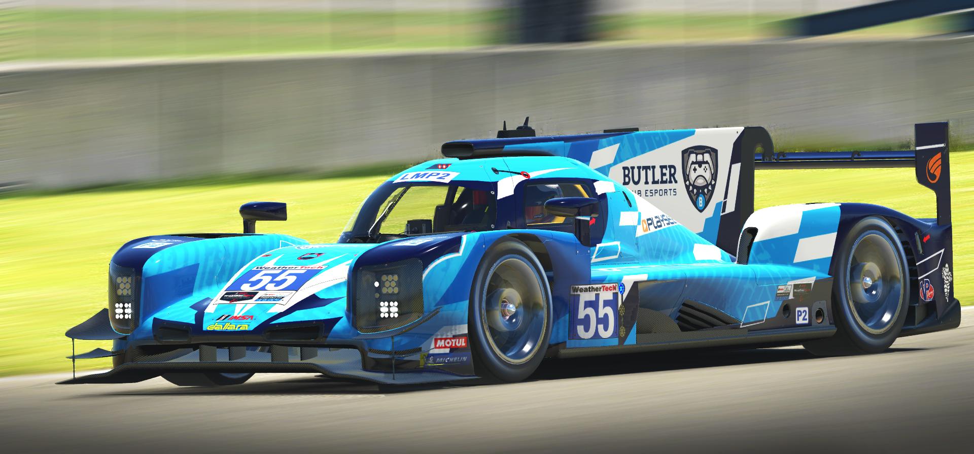 Butler Club Esports Dallara P217 by Wyatt Harvey2 - Trading Paints