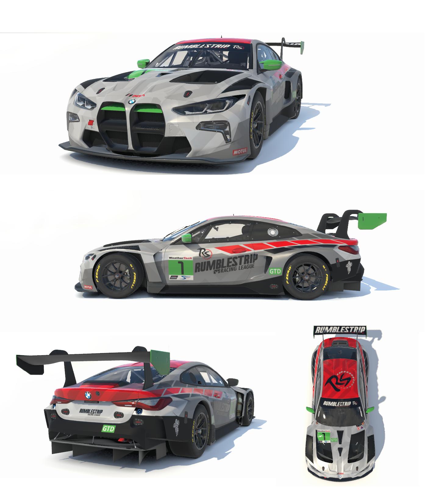 BMW M4 GT3 RUMBLESTRIP Racing by Phillip Carpenter - Trading Paints