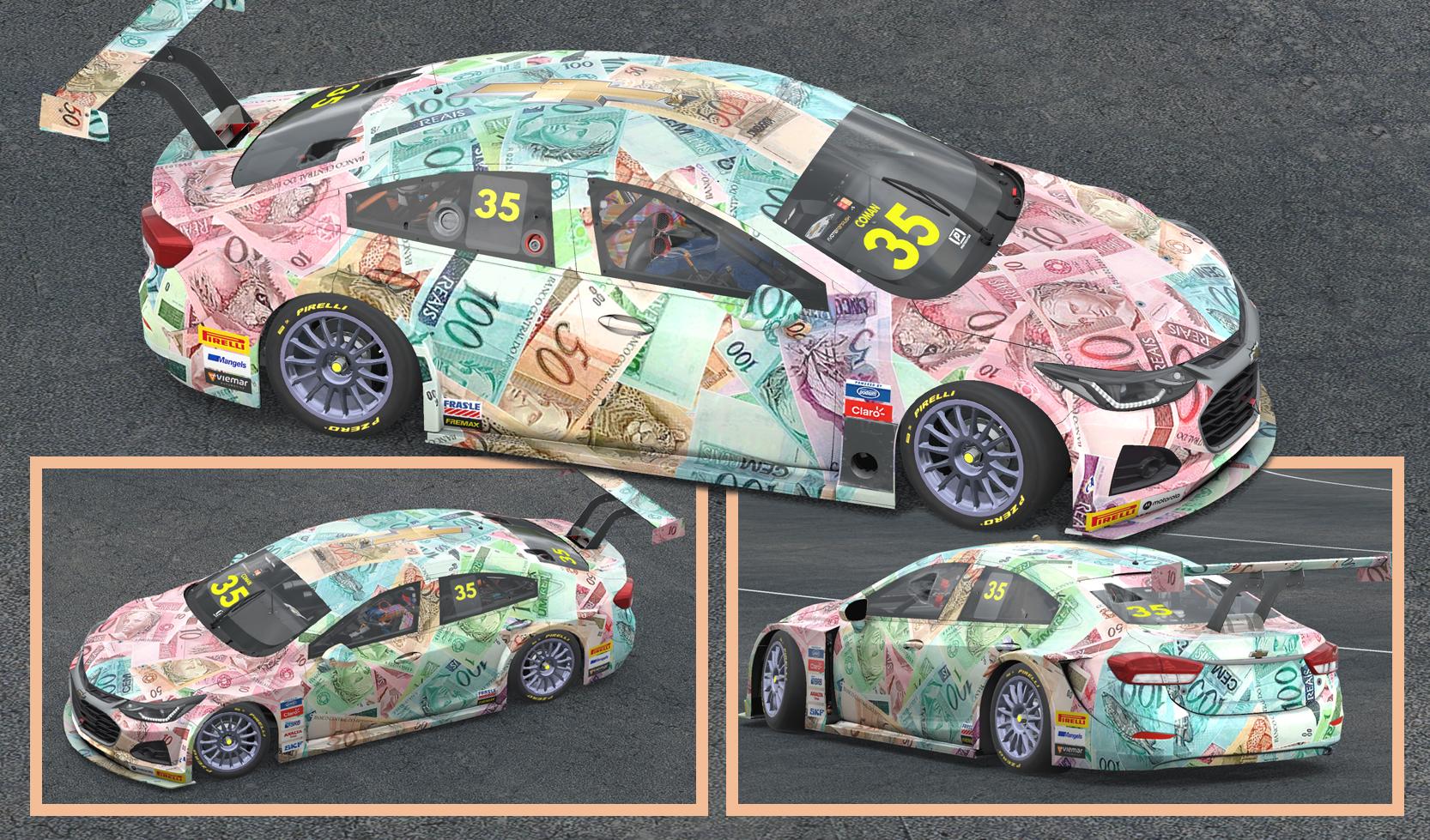 Brazil Chevy Cruze Money by Clyde Coman - Trading Paints
