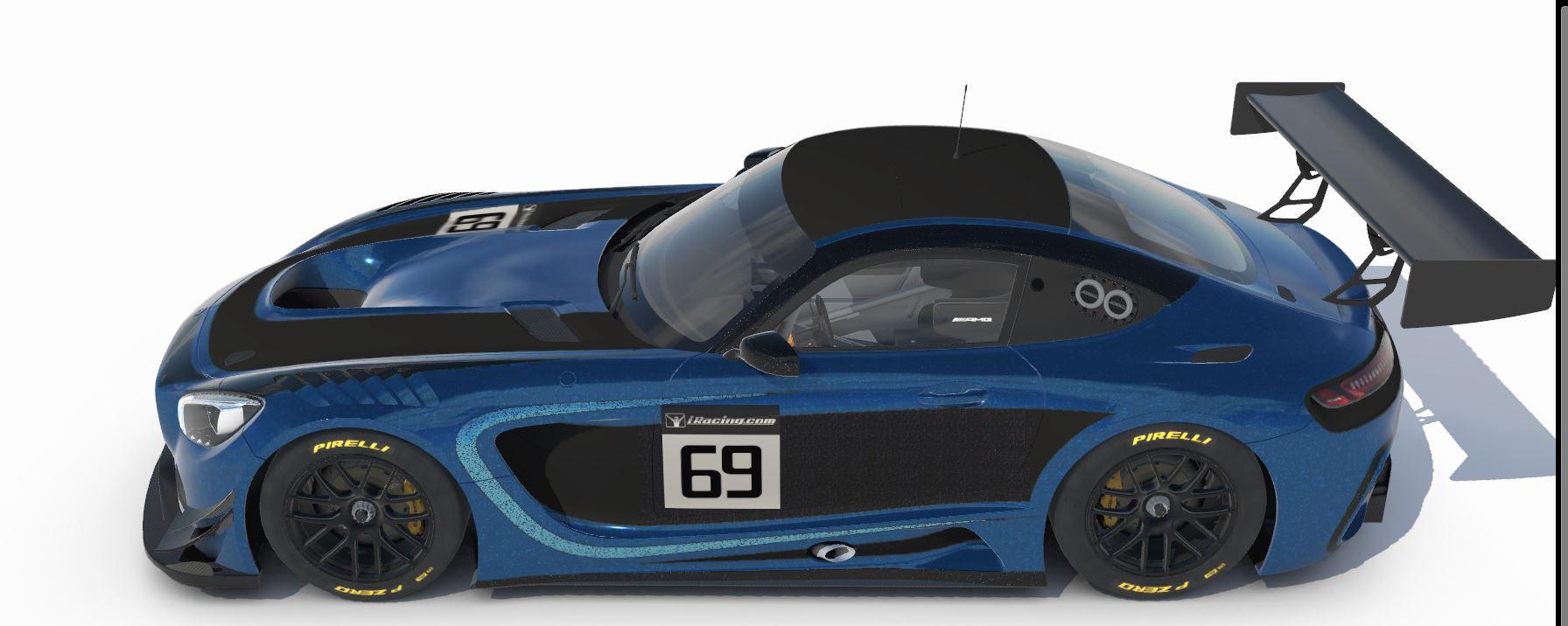 Mercedes - Bass Boat Flake - Blue by Mark A. - Trading Paints