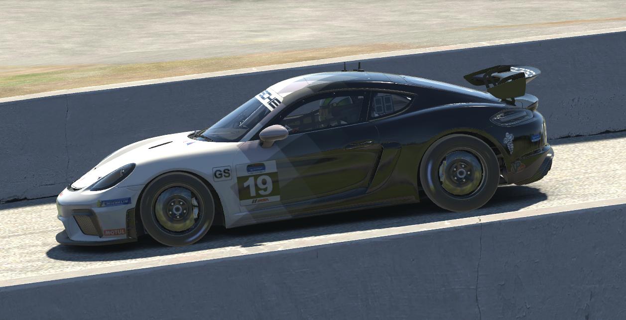 Porsche Cayman GT4 with Gradient Cubes by Jeff Gardiner - Trading Paints