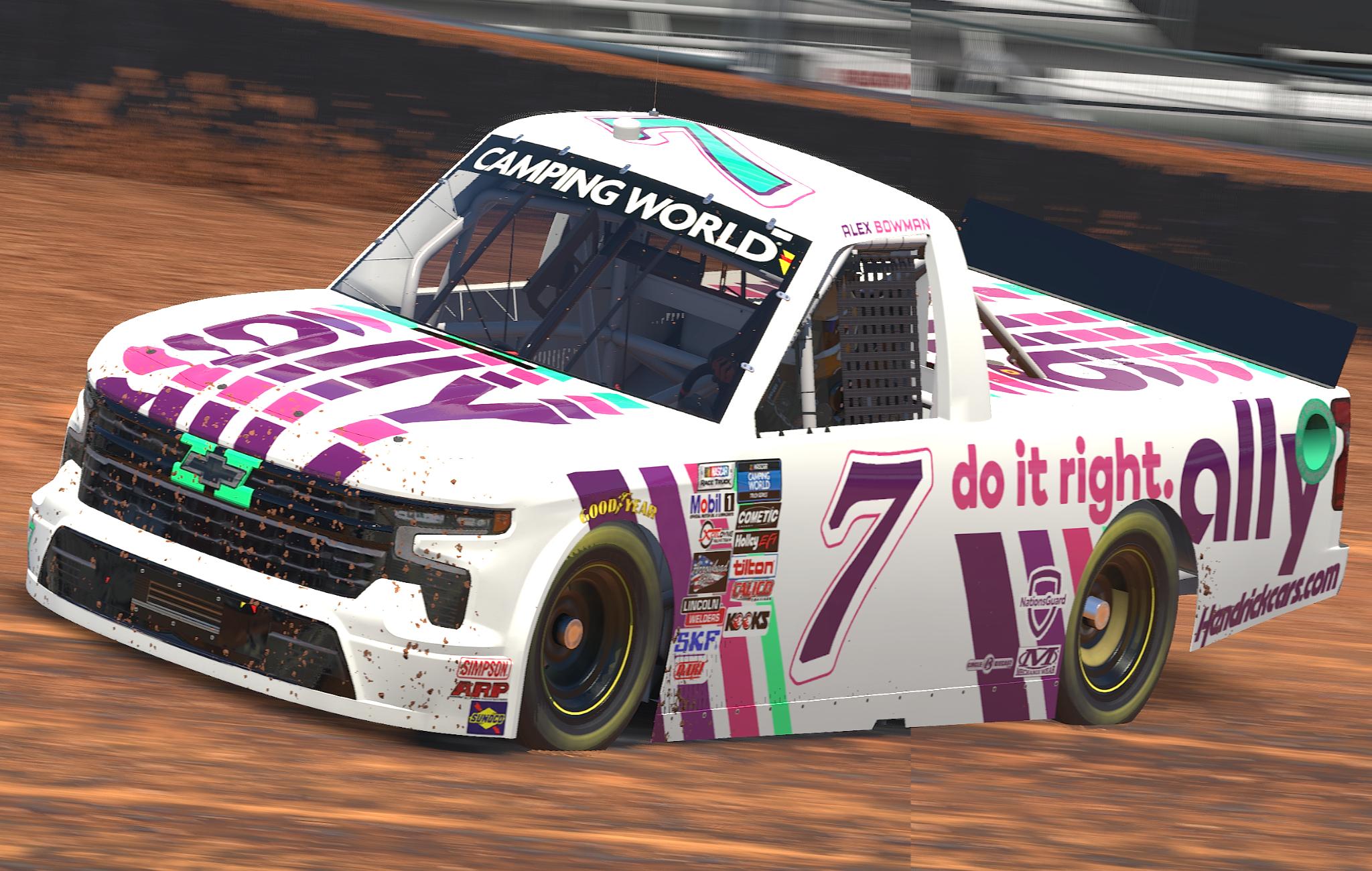 Alex Bowman 2022 Fictional Ally Do It Right Spire Motorsports Silverado ...