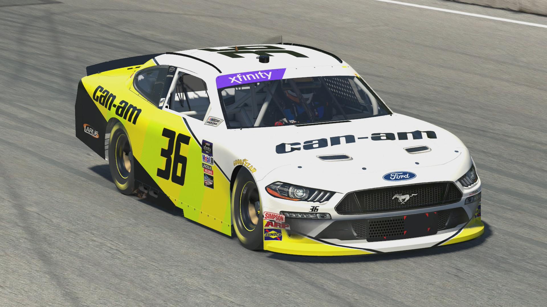 2022 Can Am Alex Labbe Mustang by Vic Bloom - Trading Paints