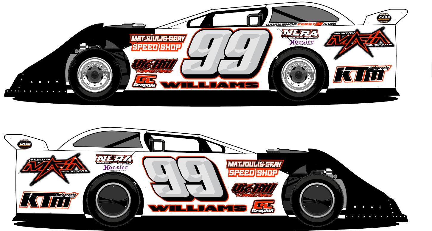 trace williams 99 lm by Cameron Cormier - Trading Paints