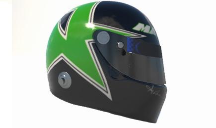 Indy Race Parts Helmet by Abigail Mayday - Trading Paints