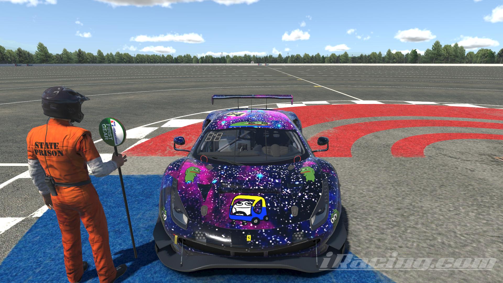 Ferrari GT3 Evo - Twitch Emote Galaxy by Josemi Moronta - Trading Paints
