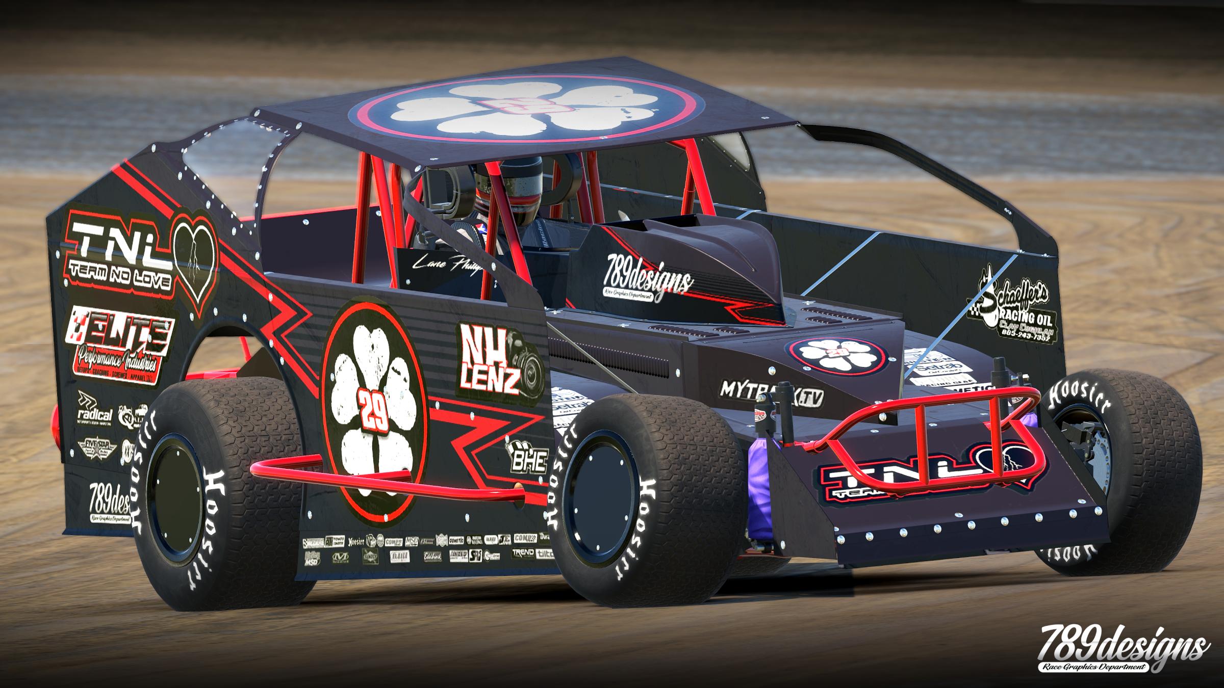 Lane Phillips Big Block Modified by Garrett Marshall - Trading Paints