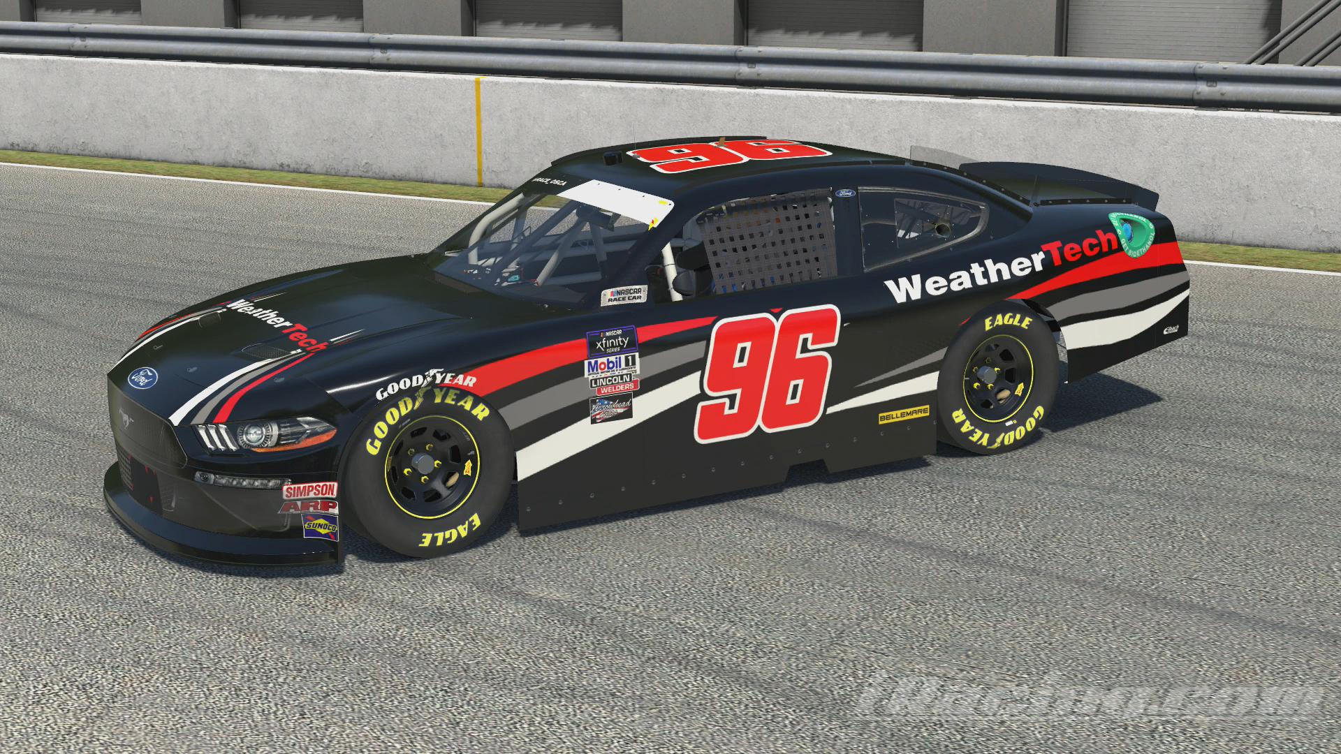 WeatherTech Black Mustang by Vic Bloom - Trading Paints