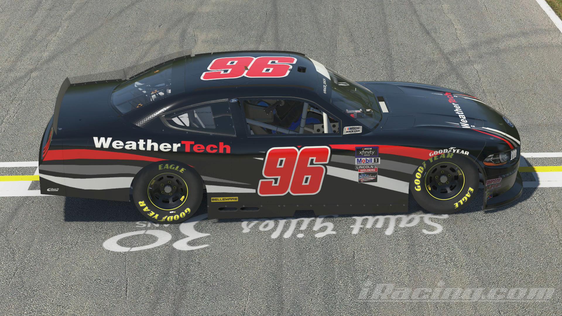 WeatherTech Black Mustang by Vic Bloom - Trading Paints