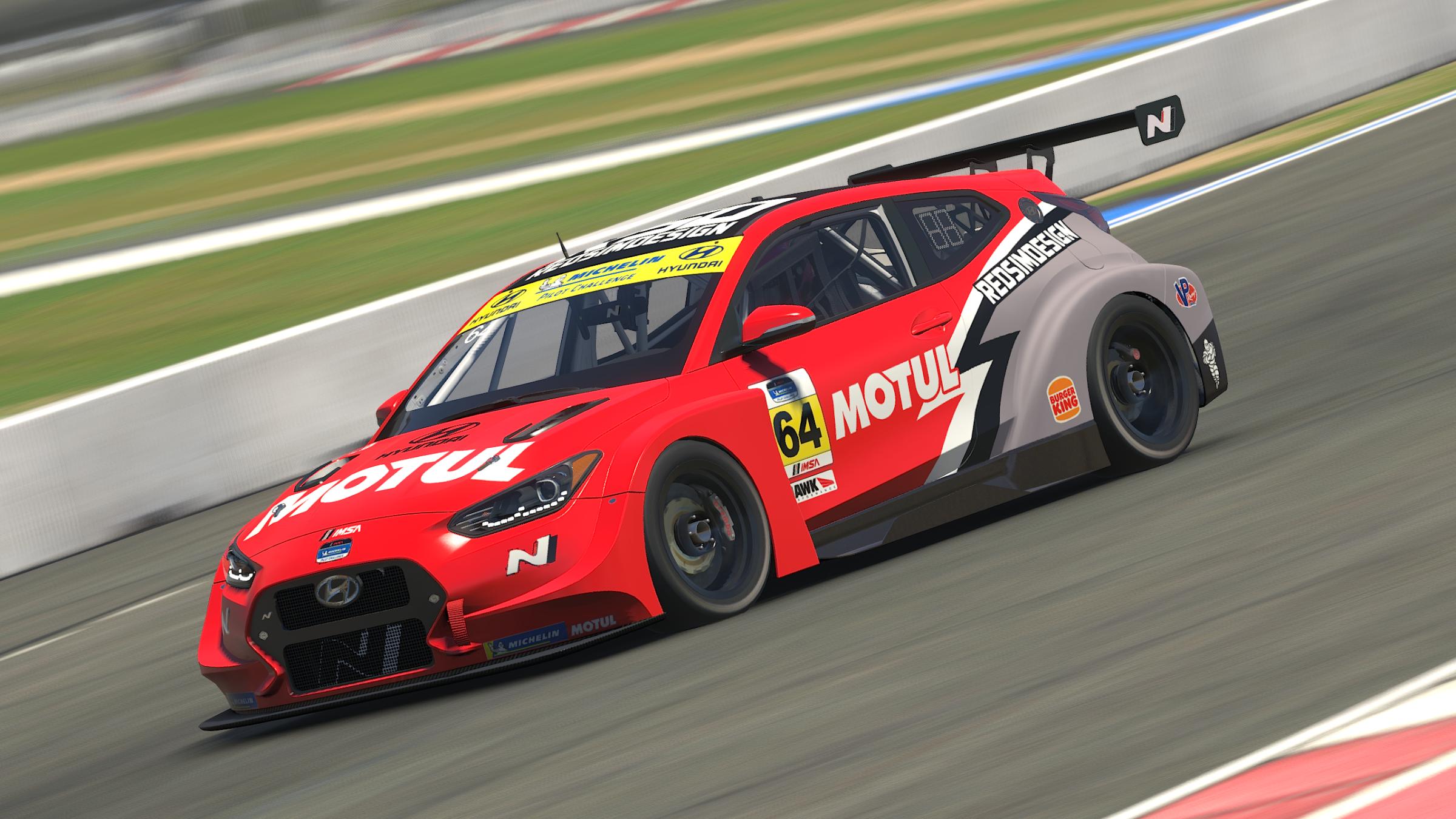 Motul Veloster w/IMSA Decals by Blaine Sparling - Trading Paints