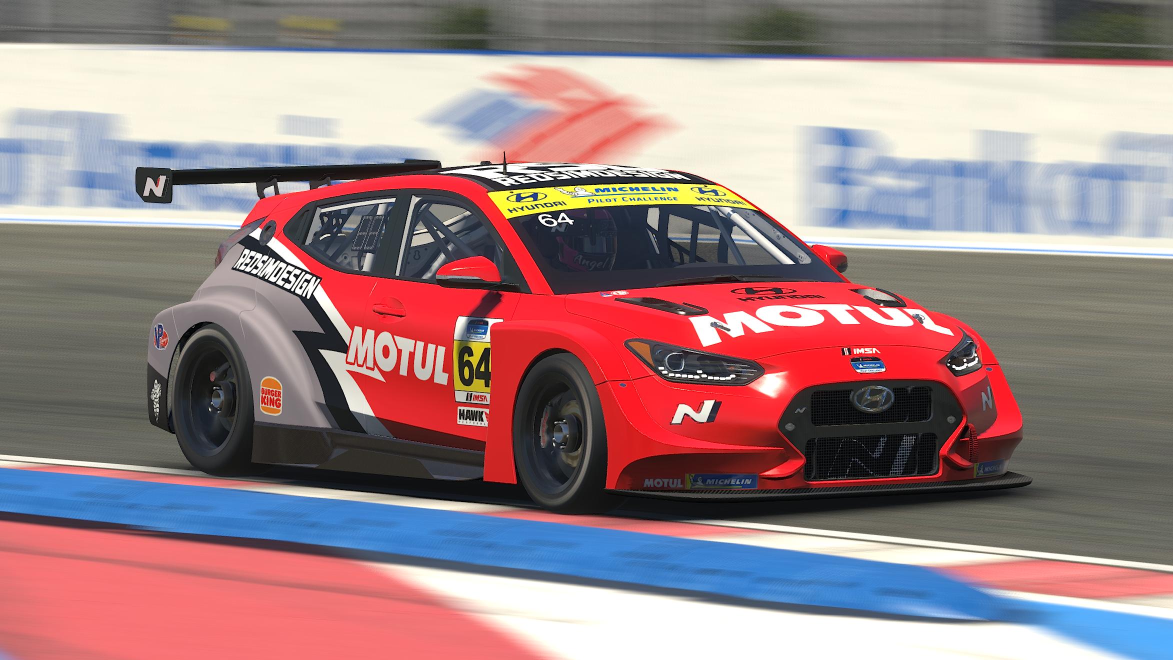 Motul Veloster w/IMSA Decals by Blaine Sparling - Trading Paints