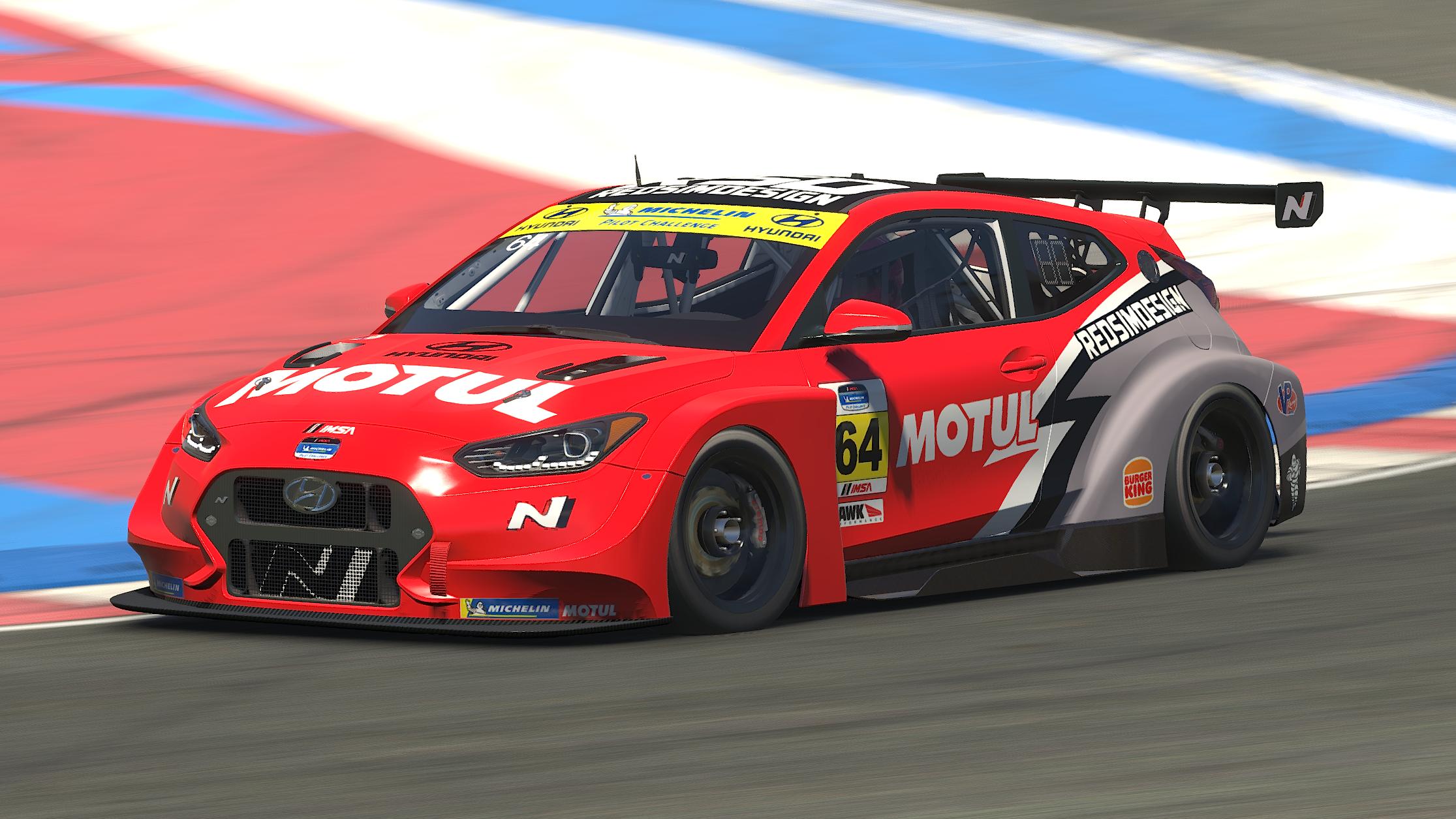 Motul Veloster w/IMSA Decals by Blaine Sparling - Trading Paints