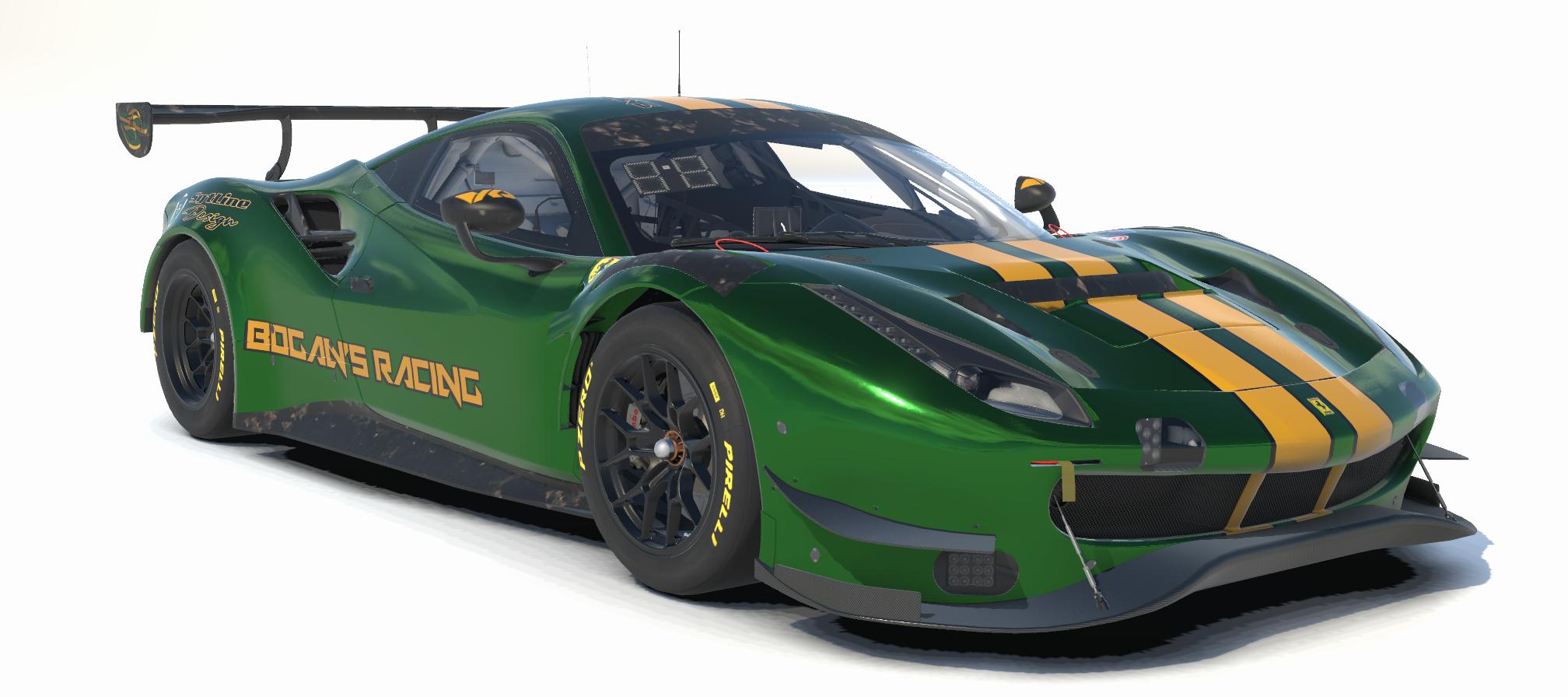 Bogans Racing Team Car by Derek Line - Trading Paints