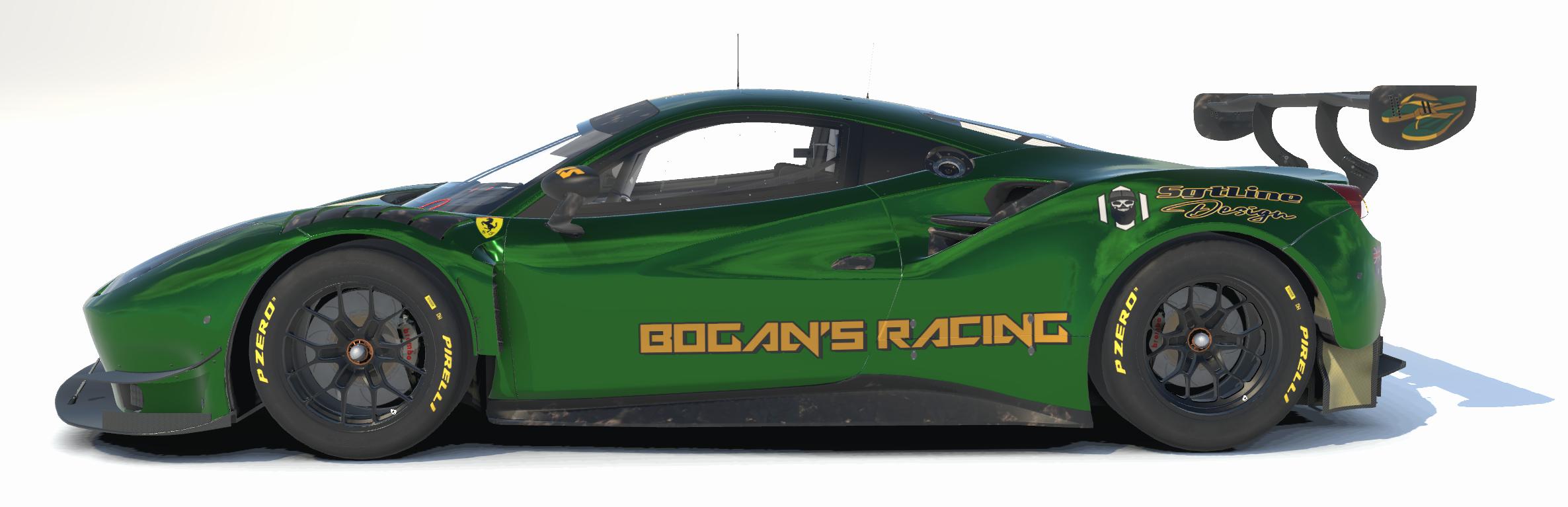Bogans Racing Team Car by Derek Line - Trading Paints