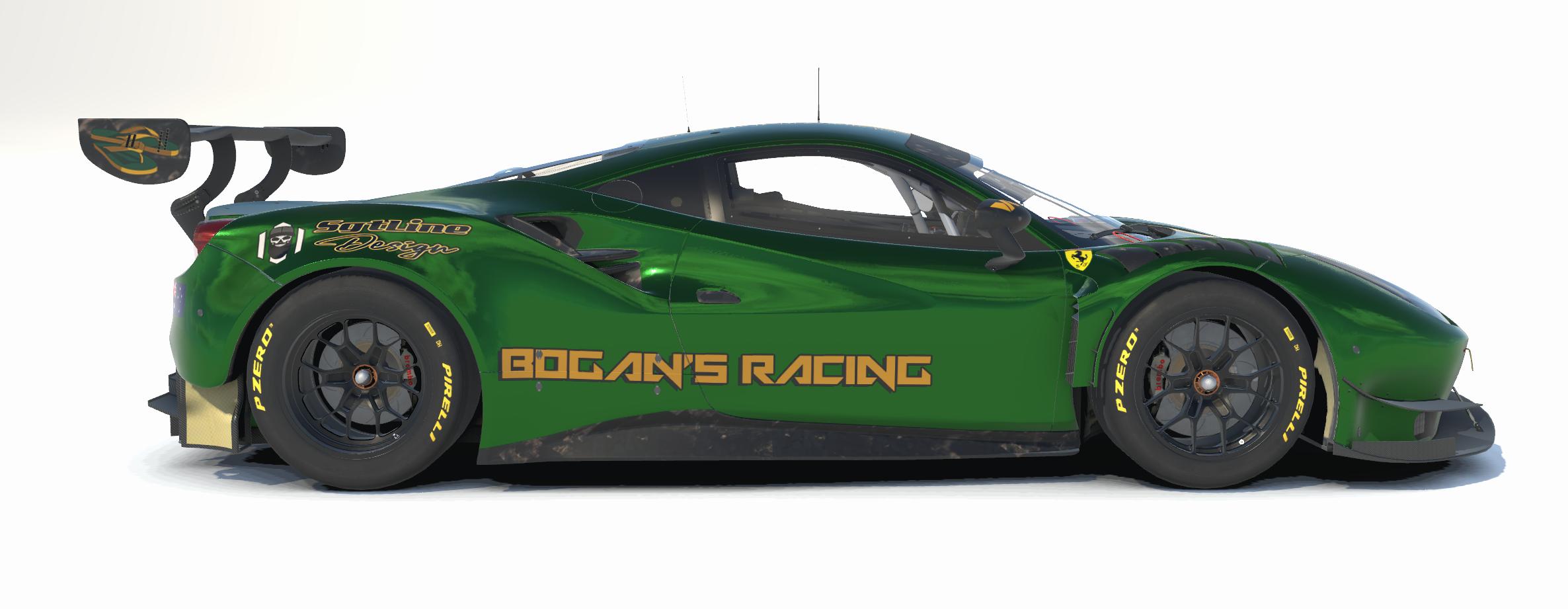Bogans Racing Team Car by Derek Line - Trading Paints