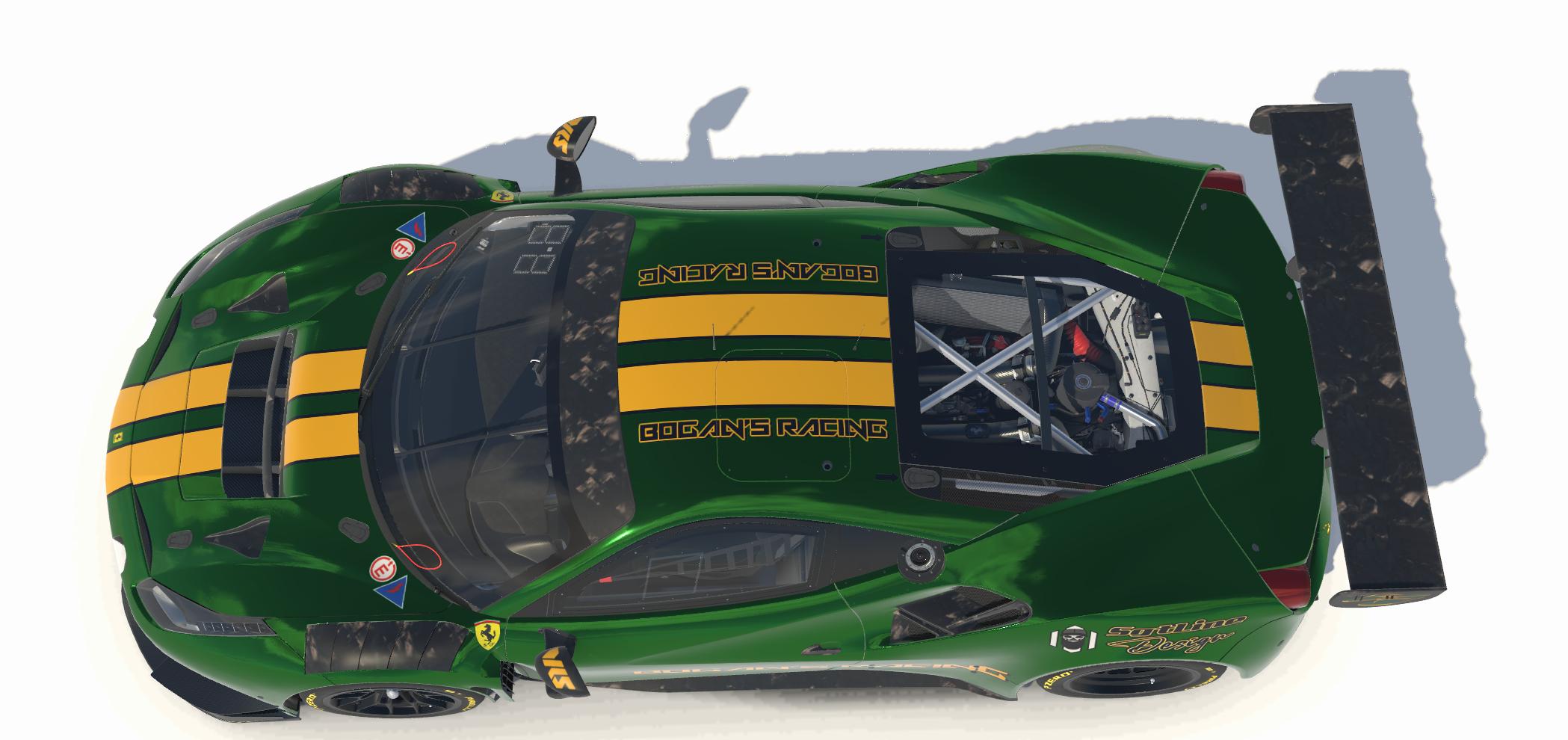 Bogans Racing Team Car by Derek Line - Trading Paints