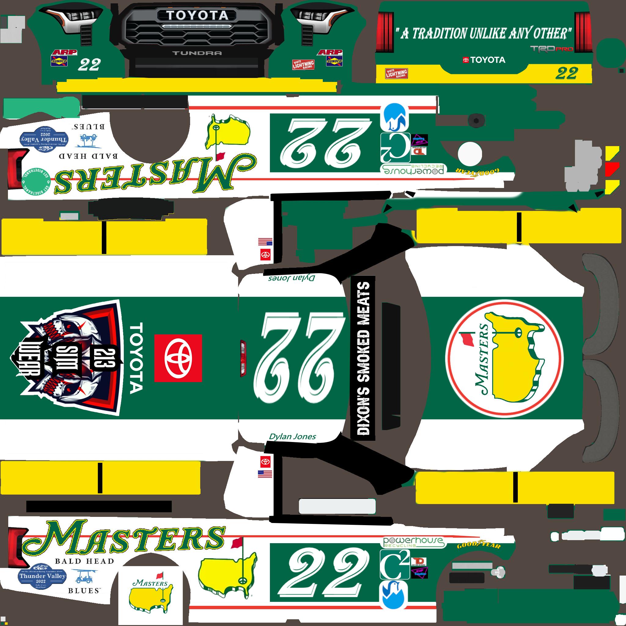 Dylan Masters 2022A Truck by Tyler Dixon2 - Trading Paints