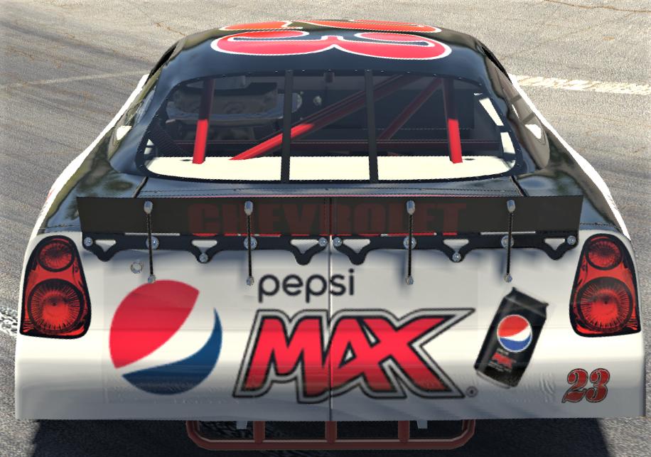 PEPSI-MAX sponsored Late Model by Christopher Rives - Trading Paints