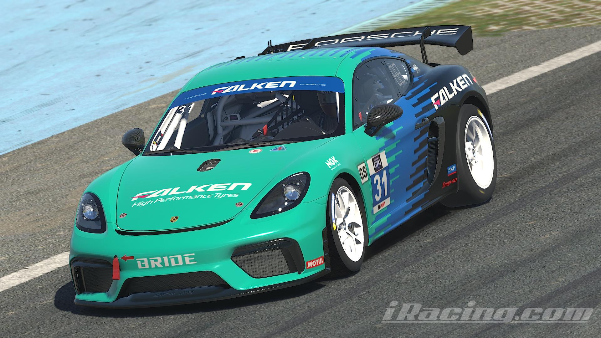 Falken Tyres Porsche 718 GT4 by Douglas S Postai - Trading Paints