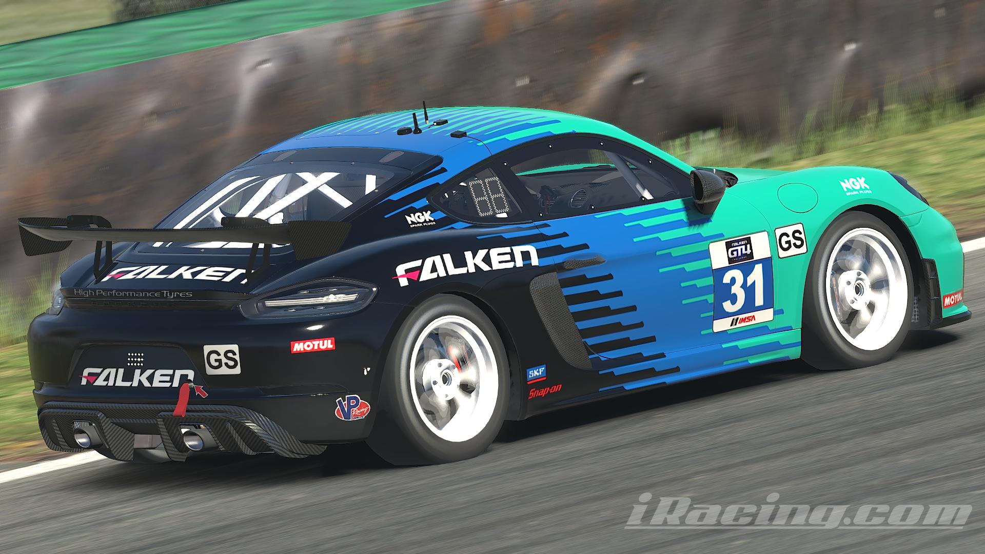 Falken Tyres Porsche 718 GT4 by Douglas S Postai - Trading Paints