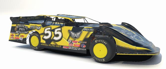 Whiteys Dirt Late Model by Adam Ariel - Trading Paints