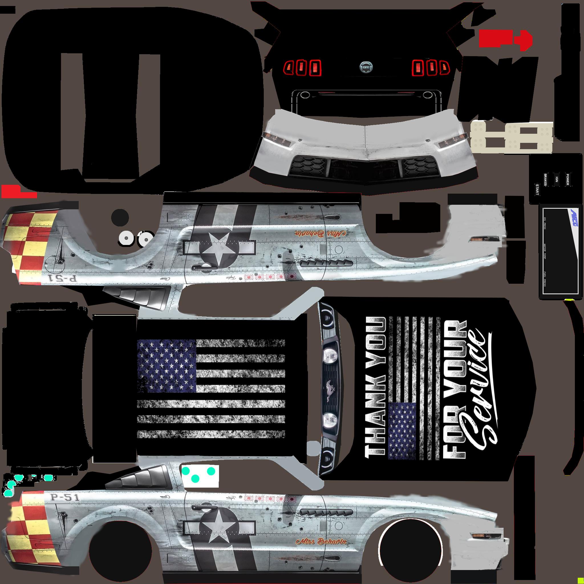 DirtStreetStockIracingp51mustang by Eric G Gann - Trading Paints