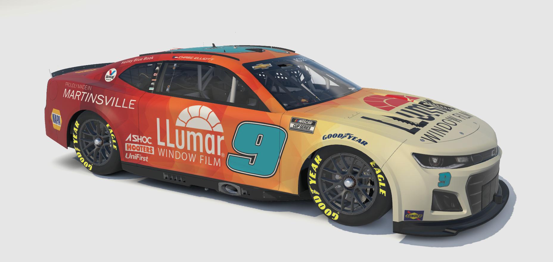 2022 Chase Elliott Llumar Chevy Camaro No Num by Brantley Roden ...