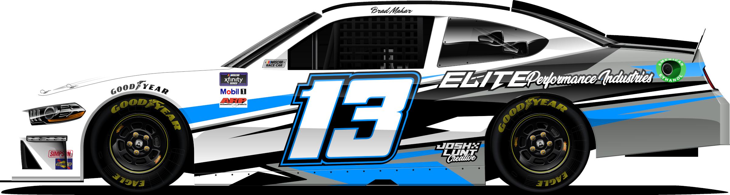 #13 Brad Mahar Xfinity Mustang s2/22 by Joshua Lunt - Trading Paints